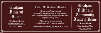 Funeral Services, Graham Funeral Home, Easthampton, MA