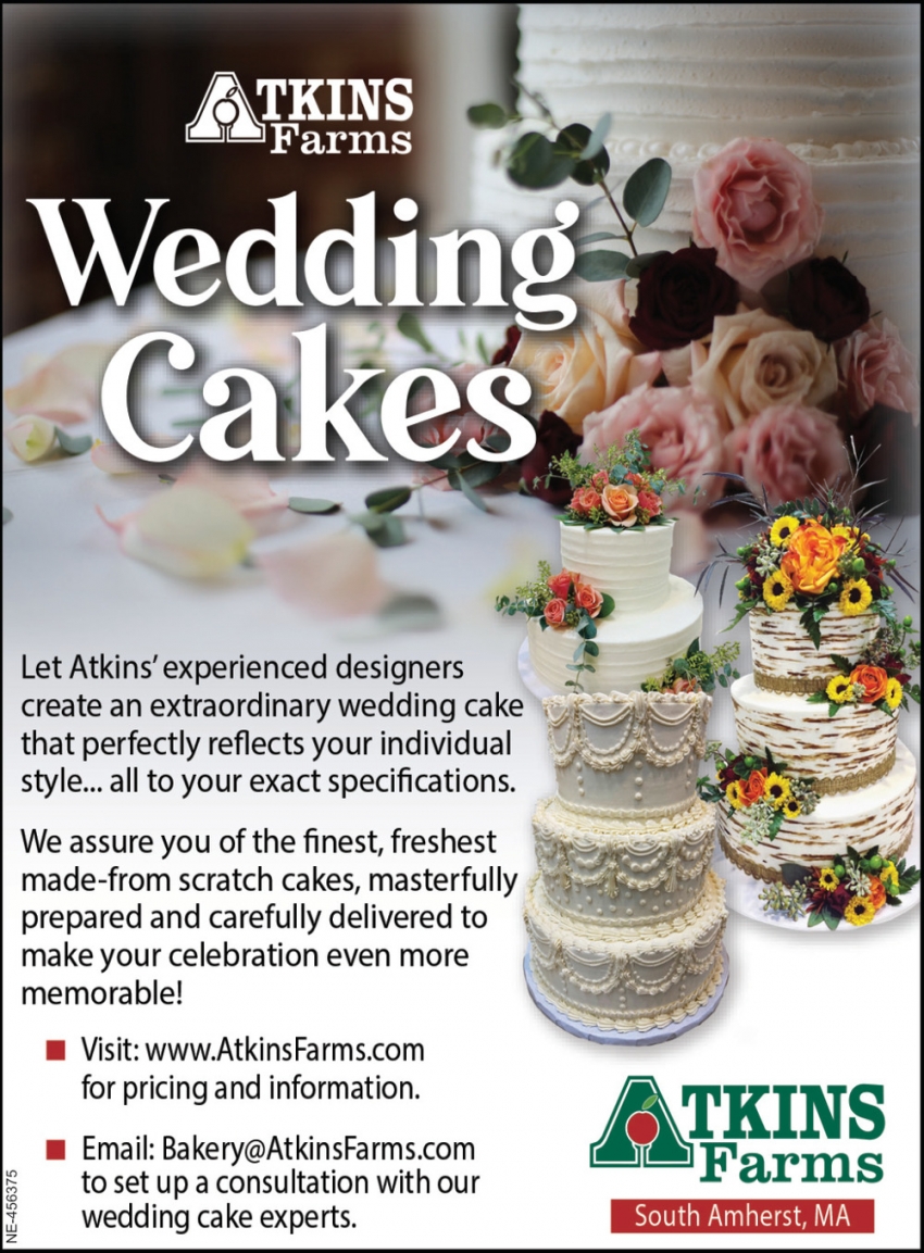 Wedding Cakes, Atkins Farms, Amherst, MA