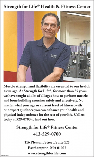 Fitness Center, Strength for Life Health & Fitness Center, Easthampton, MA